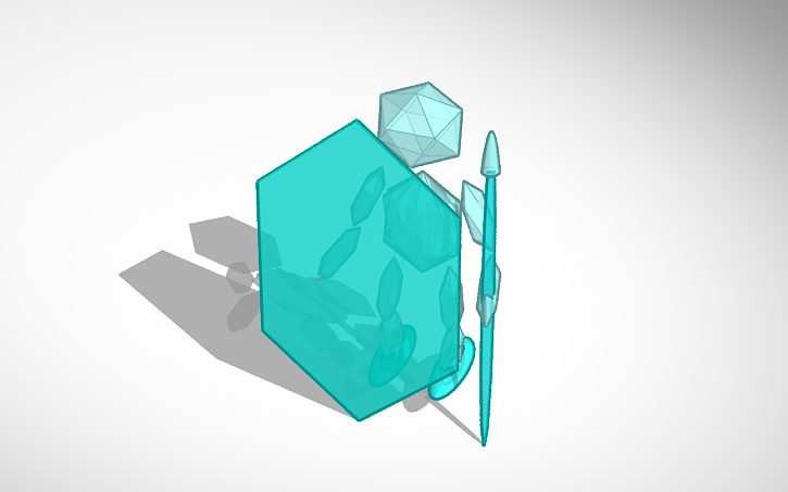 3D design Crystal knight - Tinkercad