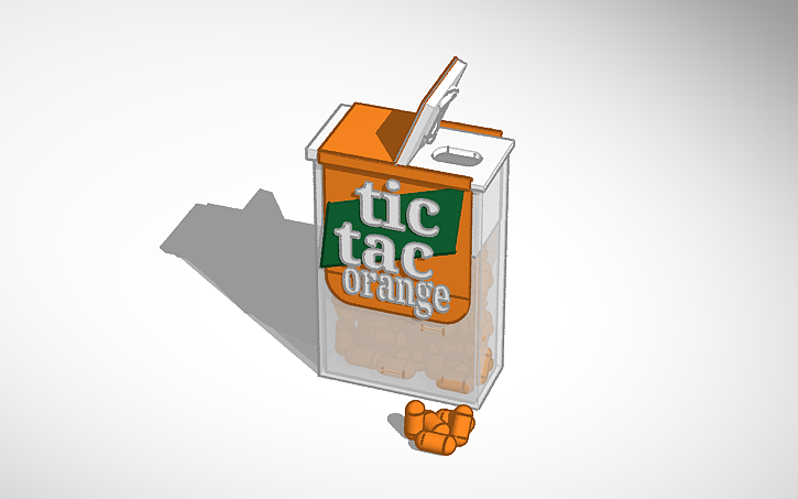 3D design tic tacs | Tinkercad