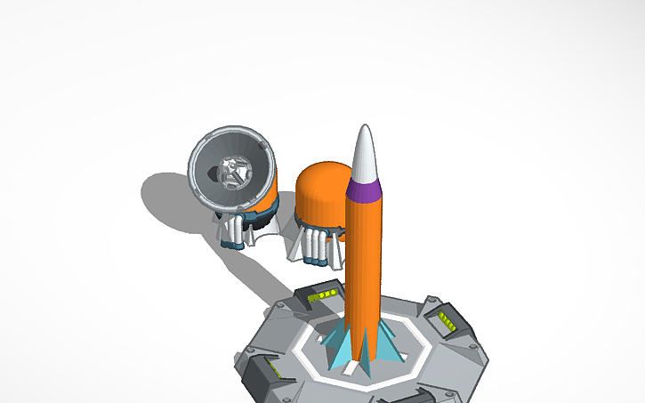 3D design Rocket launch site | Tinkercad
