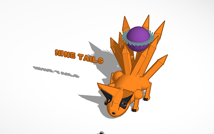 3D design Nine Tails | Tinkercad