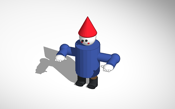 3D design gnome meme - Tinkercad