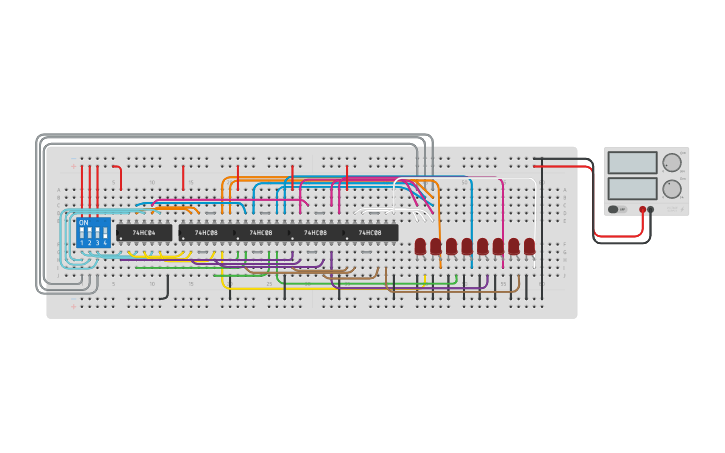 Circuit Design Decoder Tinkercad