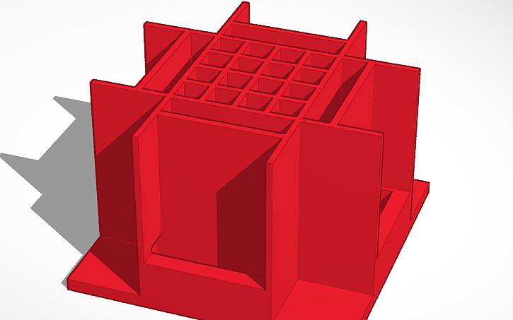 3D design Akshit's Pen Stand | Tinkercad