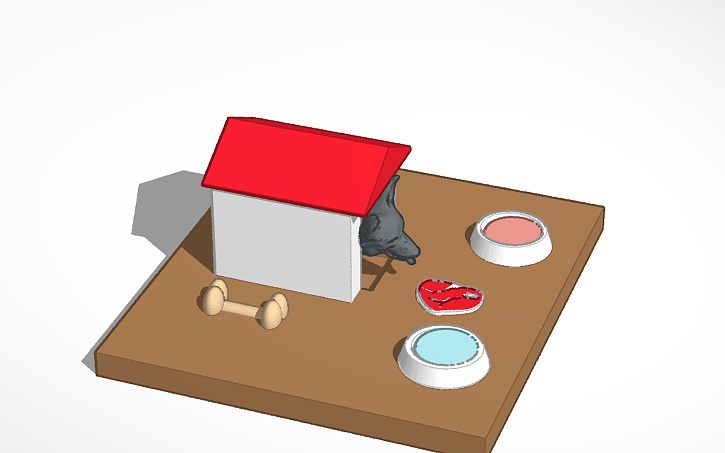 3D design Koda's Dog House - Tinkercad
