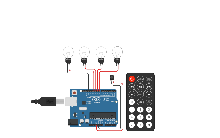 Circuit Design Ir Remote Control Dc Tinkercad 