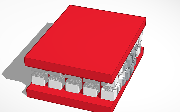 3D design teeth with braces - Tinkercad