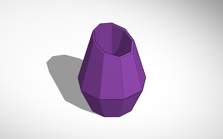 3D design Cool Modern Vase - Tinkercad