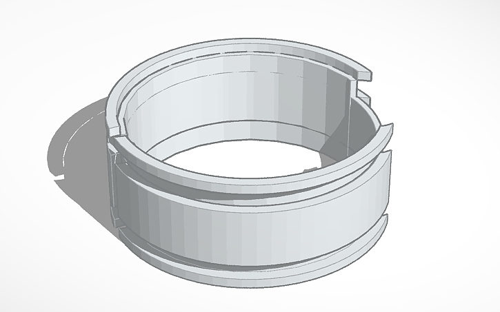 3D design evil dead 2 cuff - Tinkercad