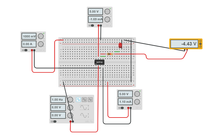 Circuit design Montaje 3 | Tinkercad