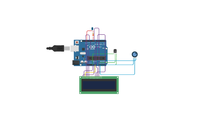 Circuit Design Health Monitoring System Tinkercad