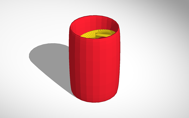3D design vortex tube - Tinkercad
