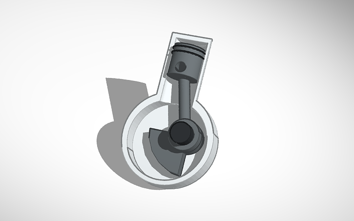 3D design Engine Piston | Tinkercad