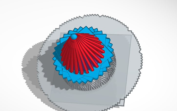 3D design Pencil Topper - Tinkercad