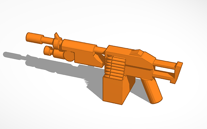 3D design Lego M249 - Tinkercad