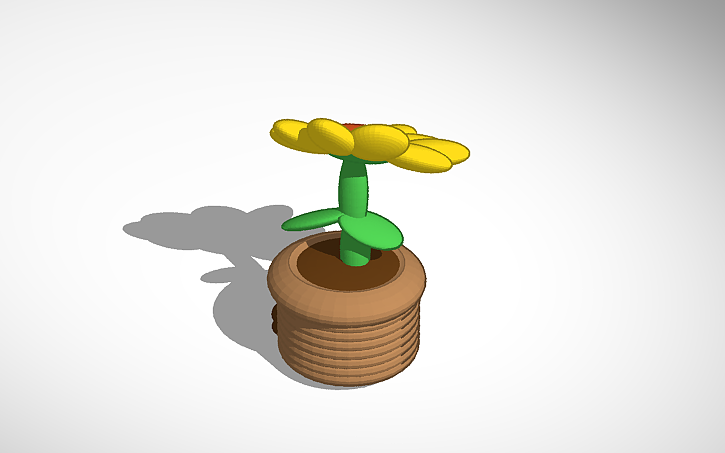 3D design flower made of spheres | Tinkercad