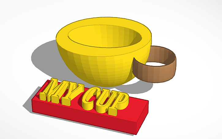 3D design CUP | Tinkercad