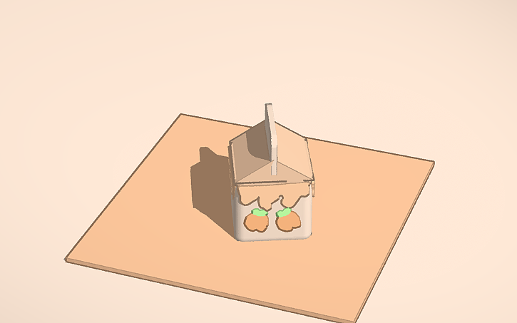 3D design Peachy milk! - Tinkercad
