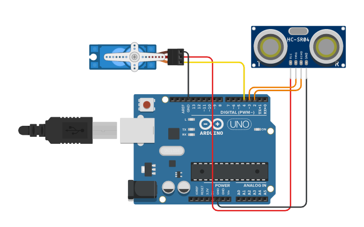 Circuit design TUGASPRAK8_1918026 - Tinkercad