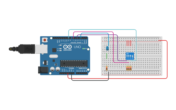 Circuit design Arduino Exercise 2 - Tinkercad