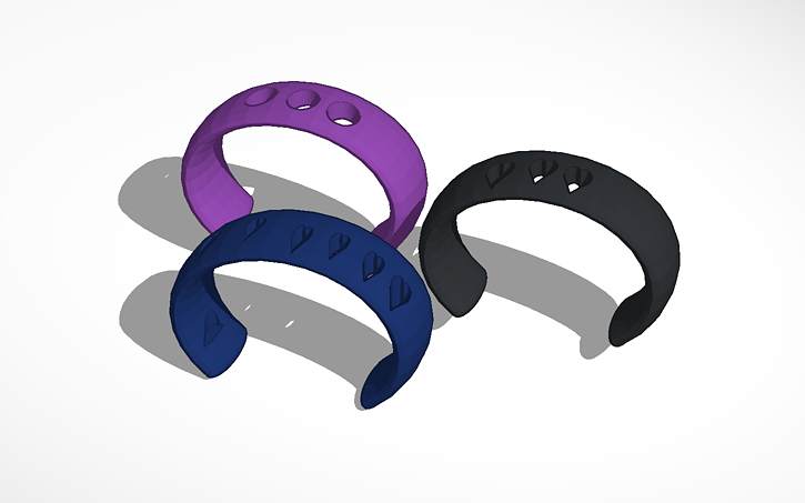 3D design Bracelet - Tinkercad