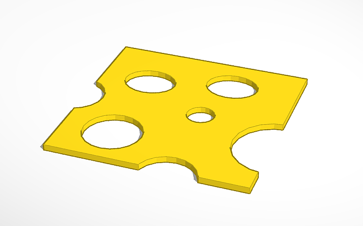 3D design cheese - Tinkercad