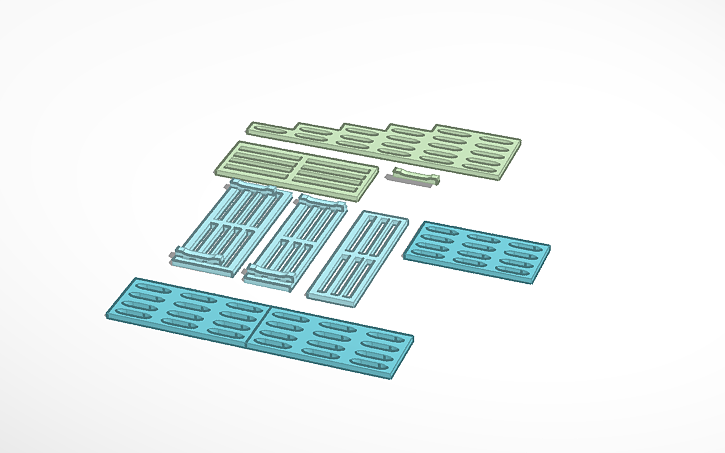 3D design stairway_that_fit_28mm_models | Tinkercad