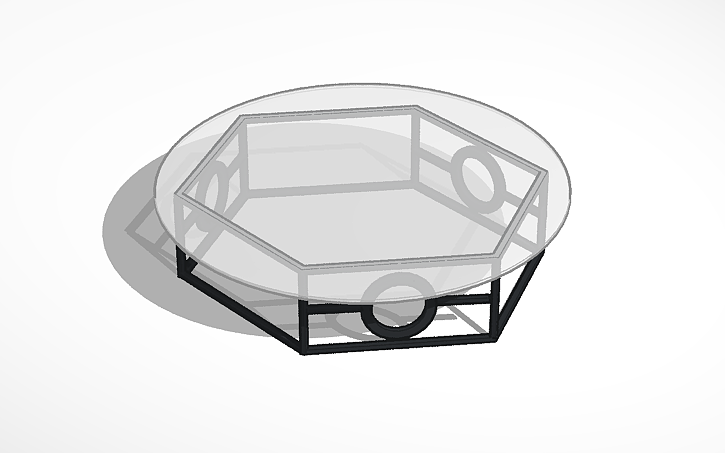 3D design TinkerCAD 3D design of a Table - Tinkercad
