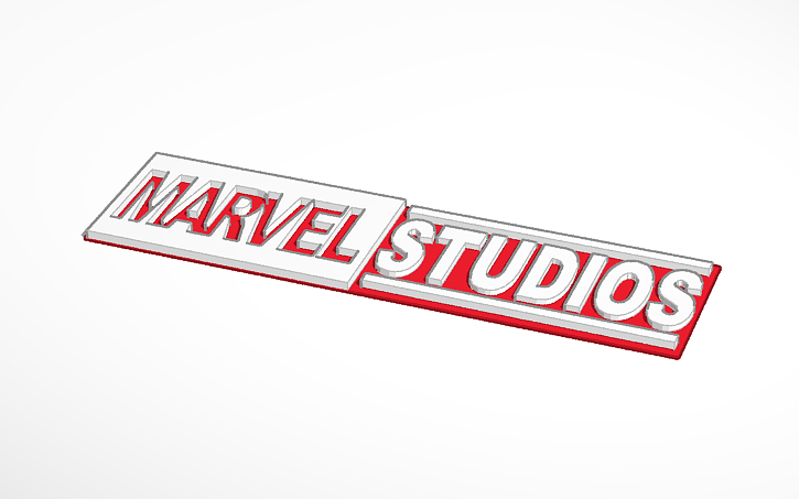 3D design MARVEL STUDIOS LOGO | Tinkercad