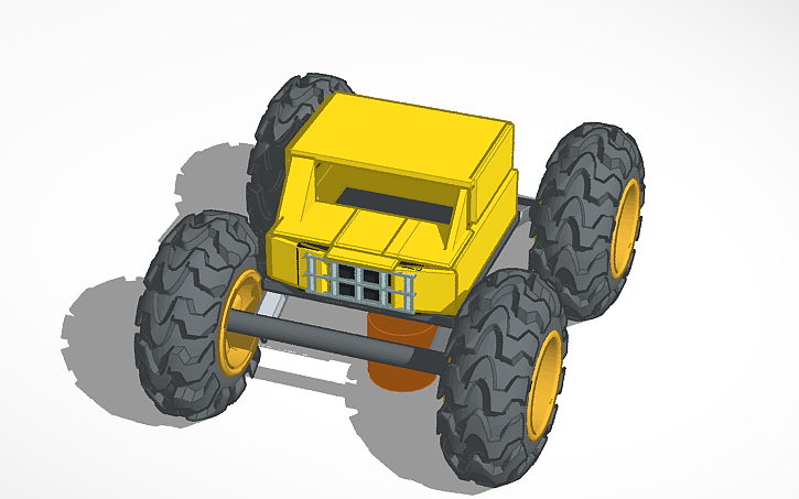 3D design monster truck | Tinkercad
