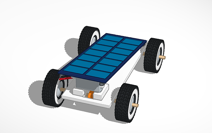 3D design Solar car - Tinkercad