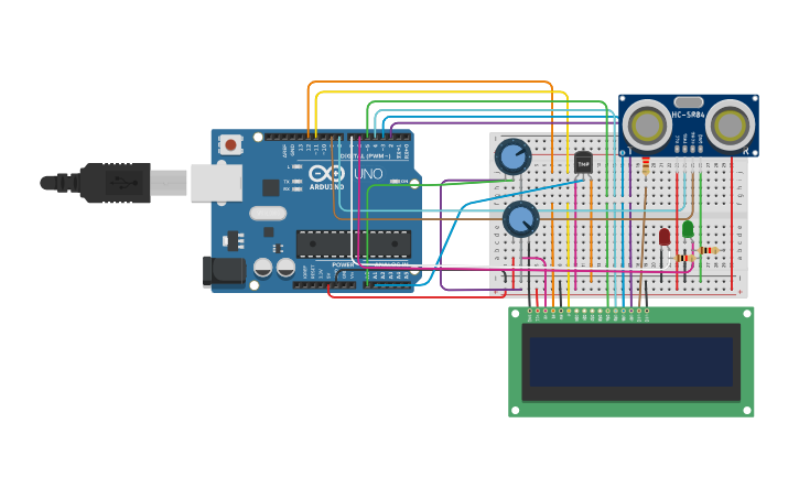 Circuit design proyecto integrador project clear - Tinkercad