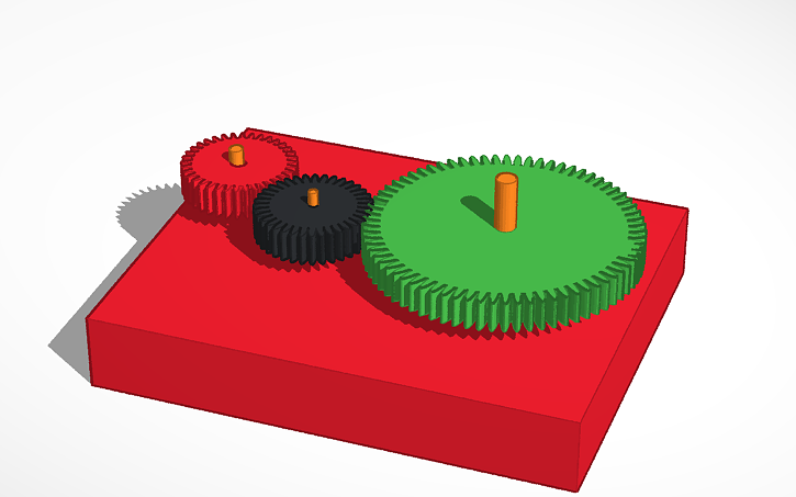 3D design engranajes - Tinkercad