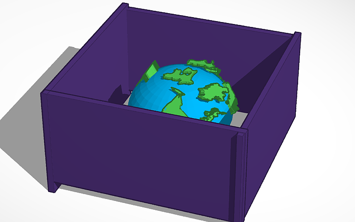 3D design earth - Tinkercad