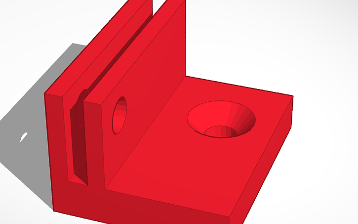3D design plexiglas clip 2mm - Tinkercad