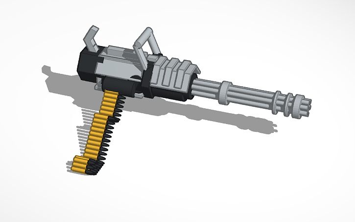 3D design Copy of GTA Machine Gun | Tinkercad