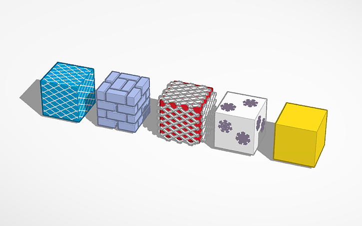3D design la textures - Tinkercad