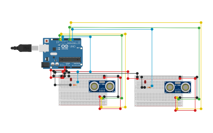 Circuit Design Sensor With Led Tinkercad
