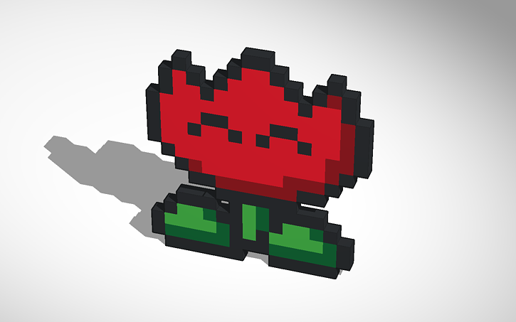 3D design Fire Flower - Tinkercad