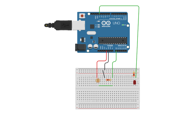 Circuit design Sensor de luz - 14 S14 - Tinkercad