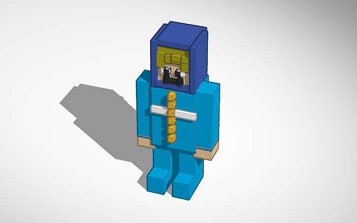 3D design My Skin Minecraft - Tinkercad