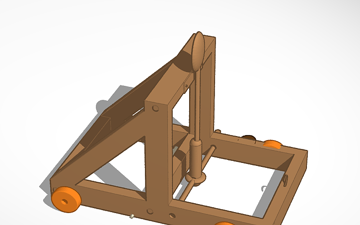 3D design Projeto catapulta | Tinkercad