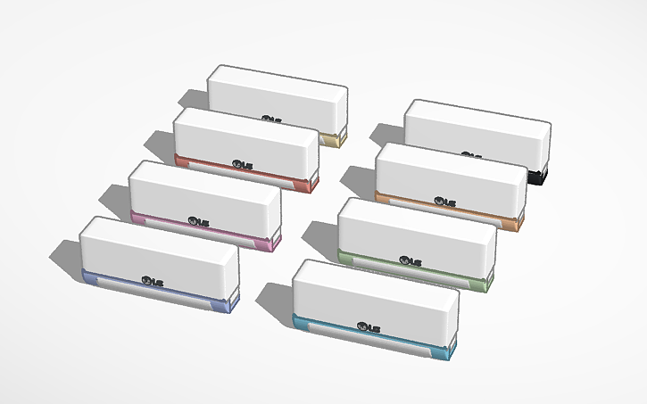3D design Air conditioner (AC) - Tinkercad