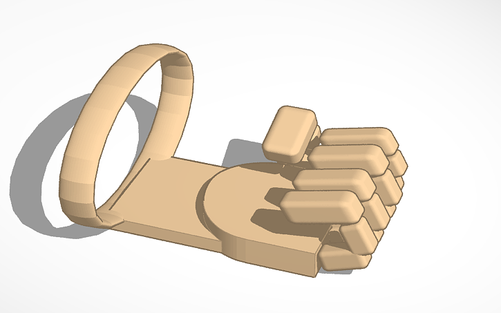 3D design Hand For School Work - Tinkercad