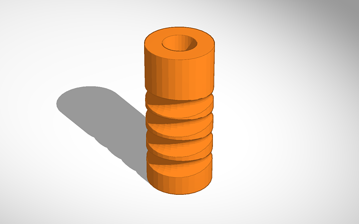 3D design handle - Tinkercad