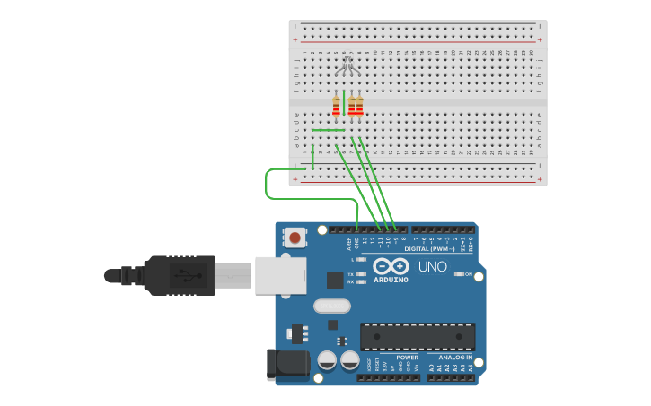 Circuit design Progetto arduino | Tinkercad