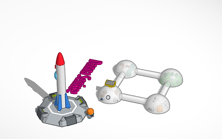 3D design Moon Camp 2022 - Moon base | Tinkercad