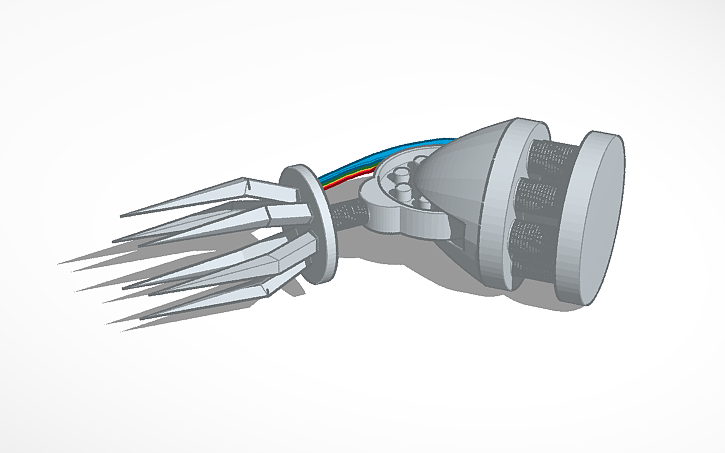 3d Design Robo Hand Tinkercad