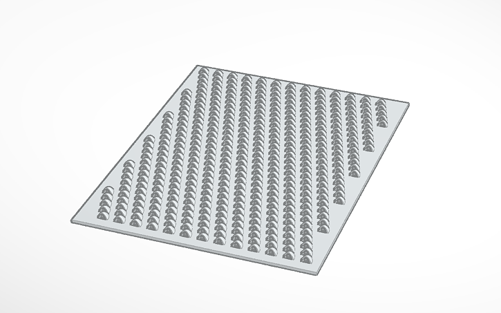 3D design Medium Foam Rasp - Tinkercad