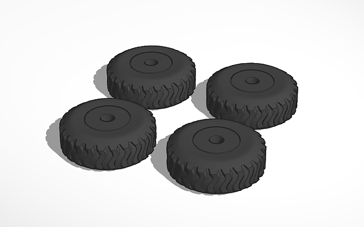 3D design tires - Tinkercad
