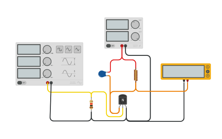 Circuit design Class C Amp - Tinkercad